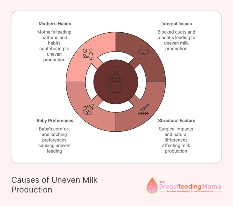One Breast Not Producing Milk: Causes and Solutions — The Breastfeeding ...