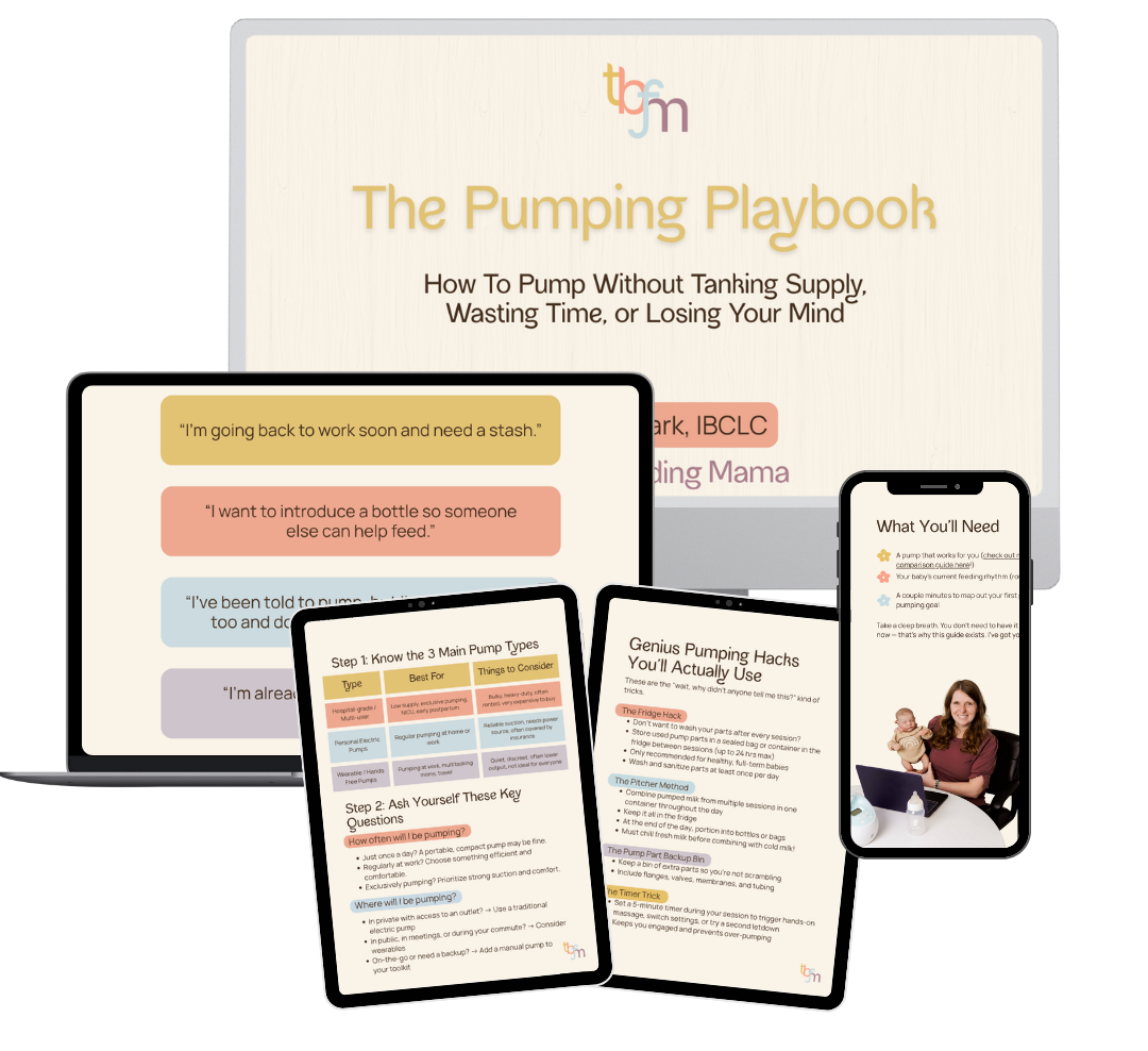 The Pumping Playbook | Pumping Made Easy — The Breastfeeding Mama