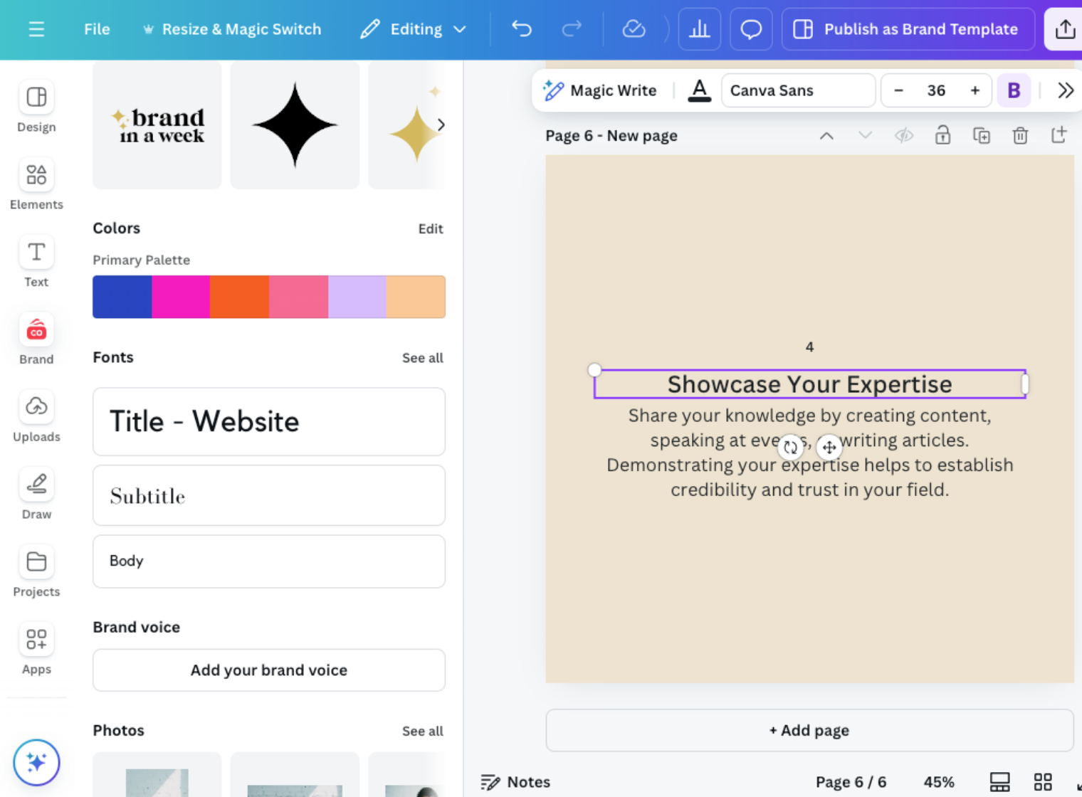 How to create Carousel post using Canva's Carousel Studio — Your Brand Spark