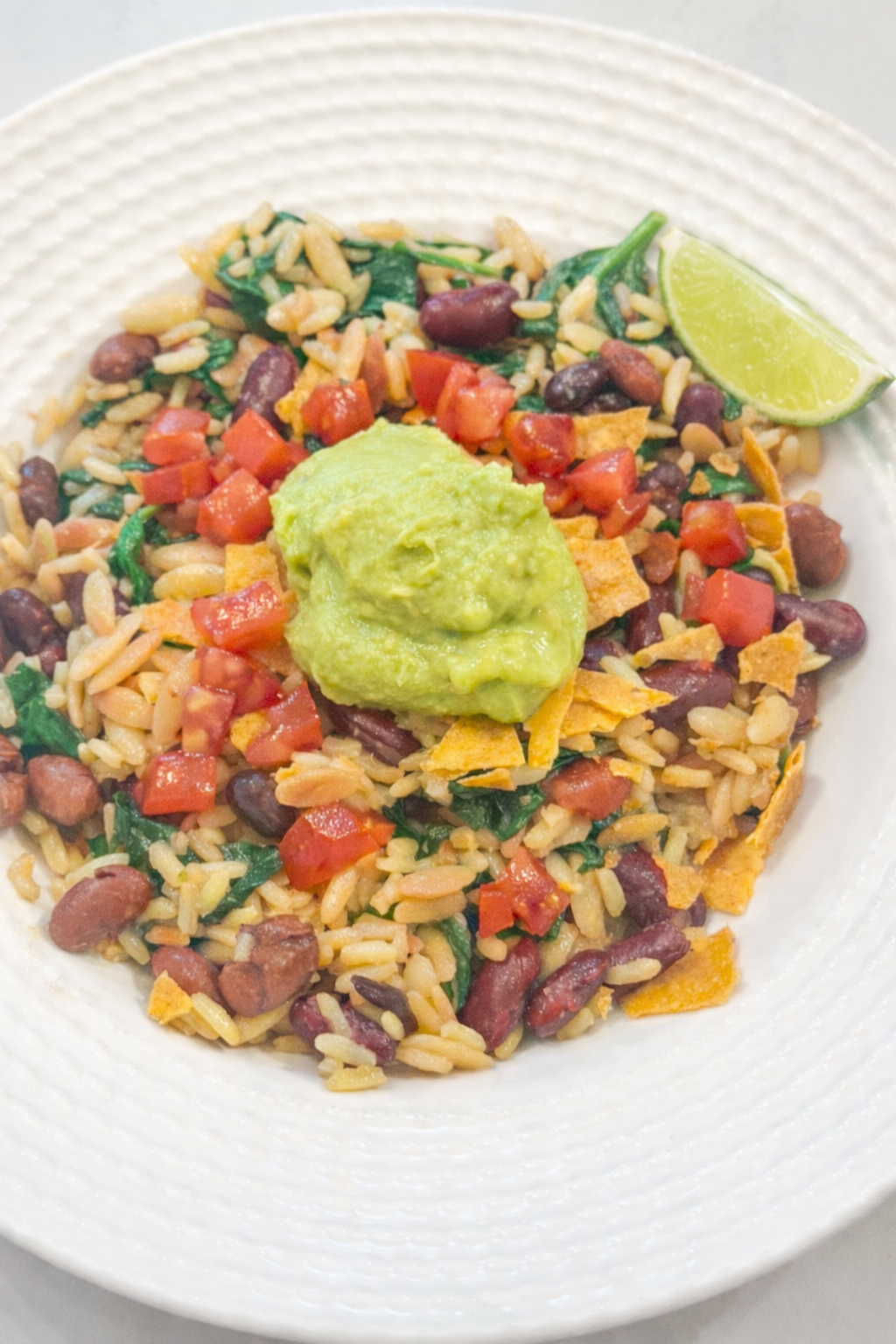 The Scoop Bowl: Guac Rice & Three-Bean Bowl — Kelly's Green Kitchen