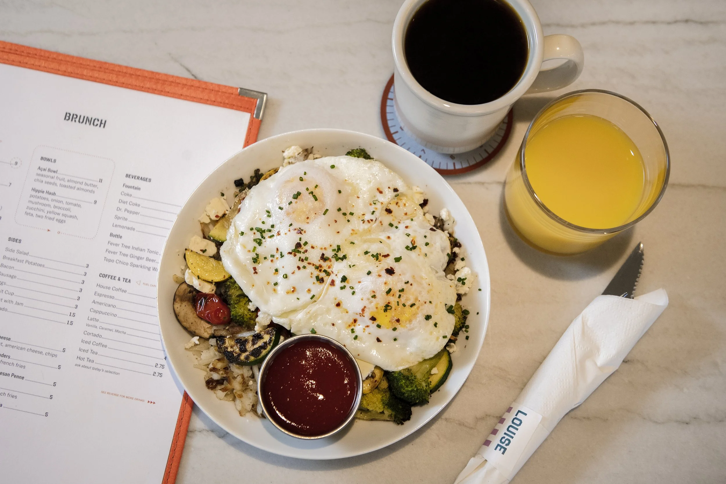 Menus — Louise Cafe