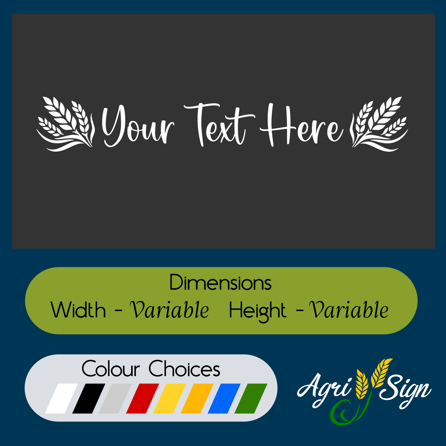 Decals — Shop — Agri Sign LTD