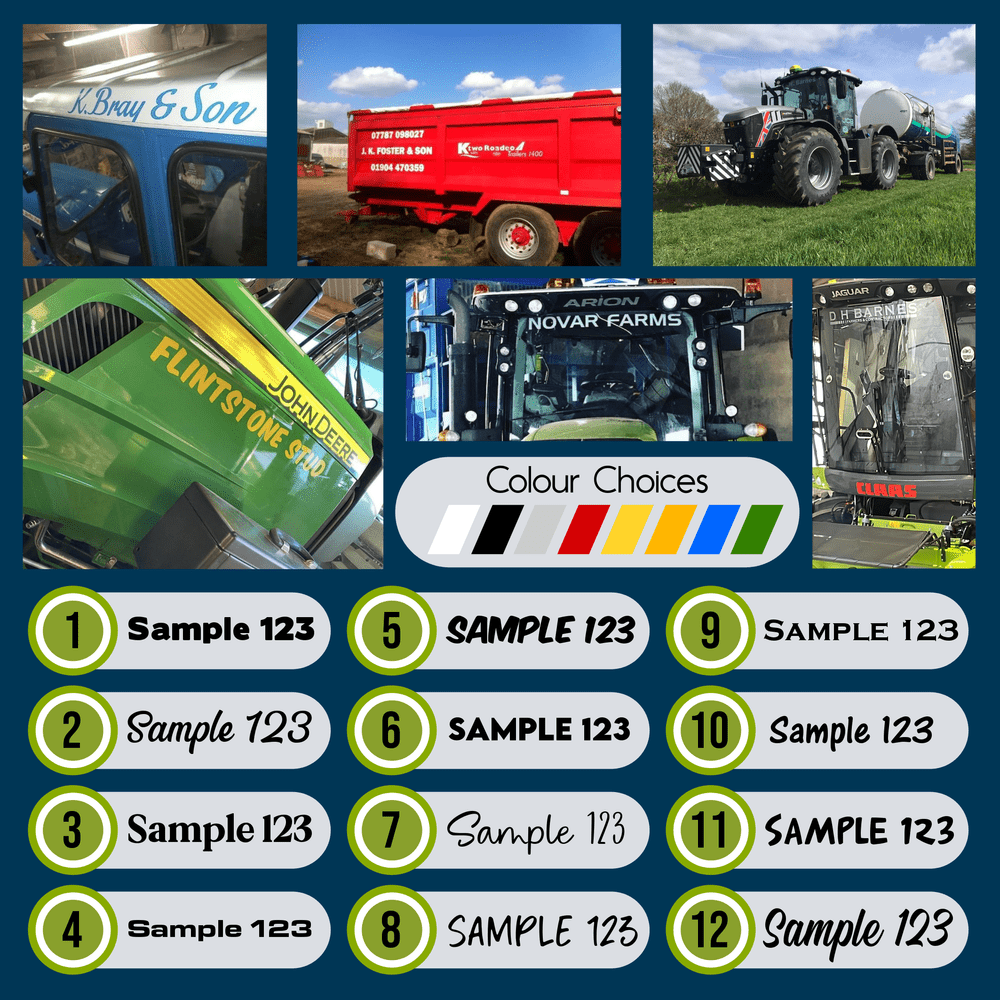 Decals — Shop — Agri Sign LTD