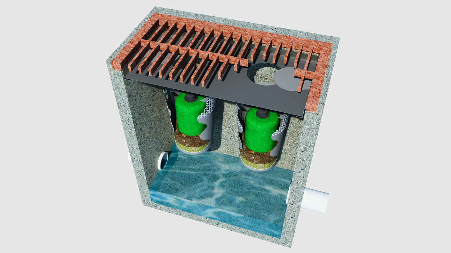 High Capacity Catch Basin Insert | California Certified Full Trash ...