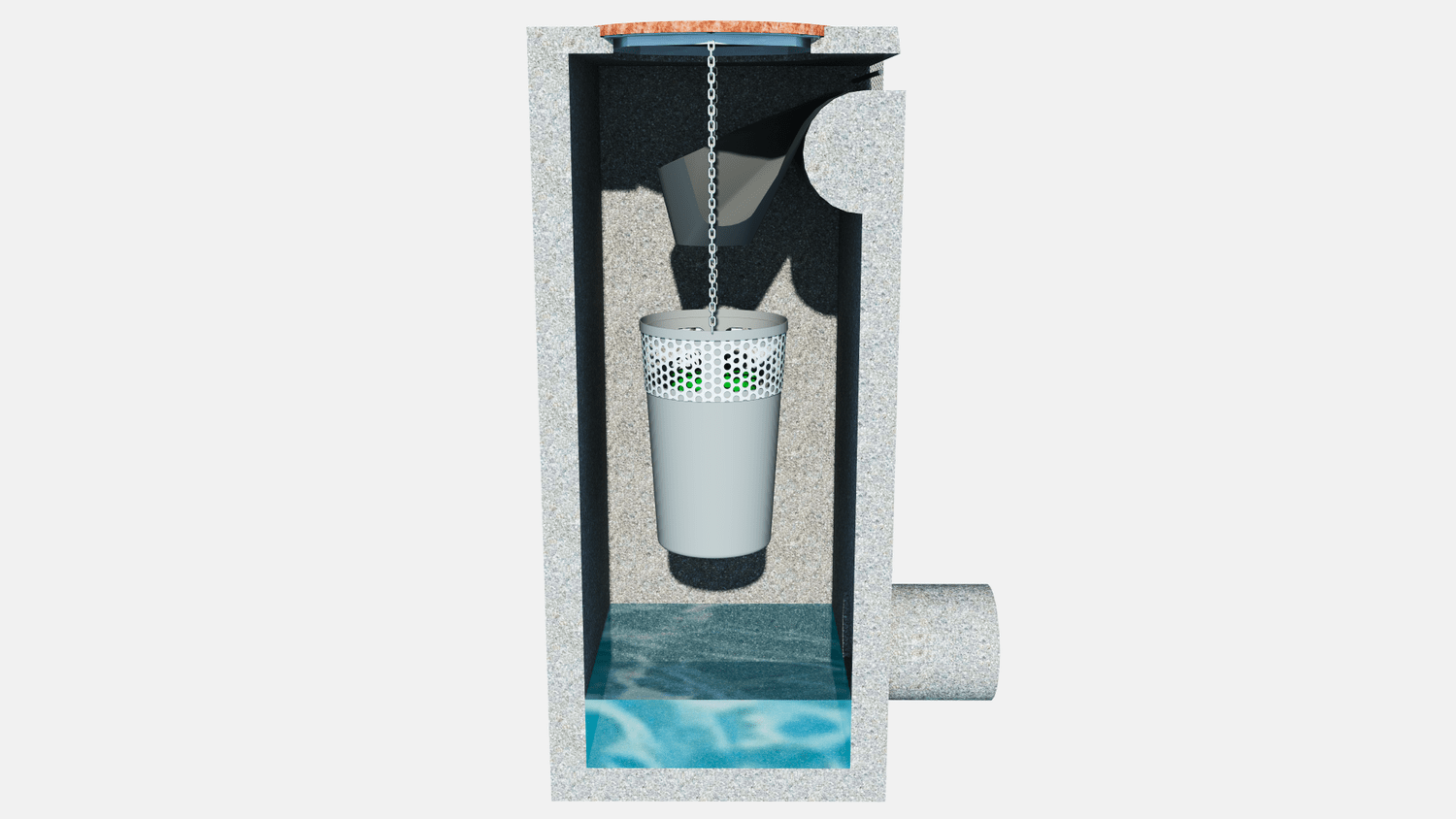 Curb Inlet Catch Basin Insert | California Certified Full Trash Capture ...