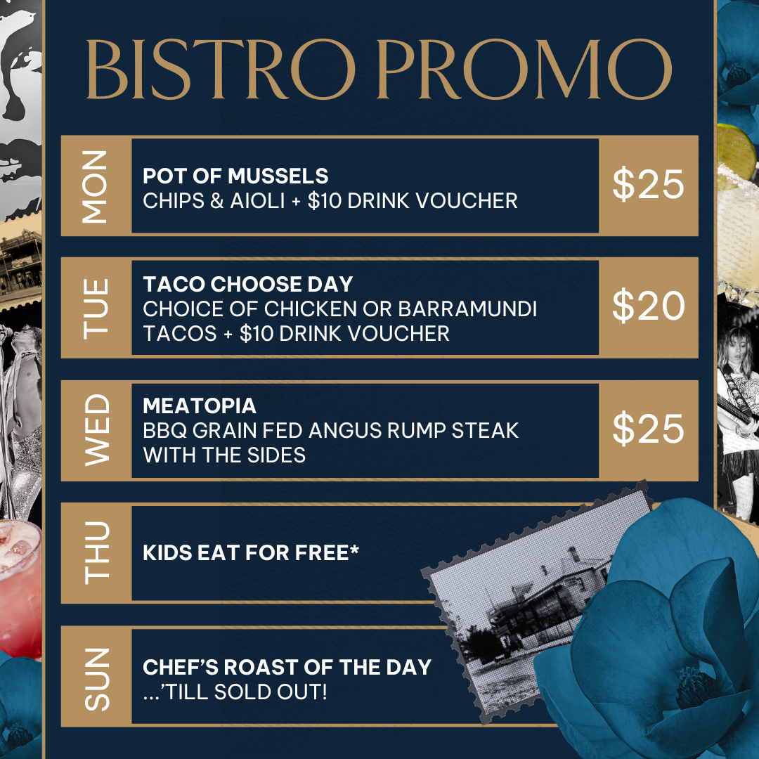 Bistro Promos | Bayview Hotel Gladesville