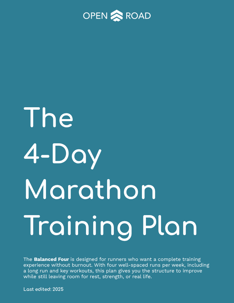 Marathon Training Plans | 6-Day, 5-Day, 4-Day & 3-Day Schedules – Open ...