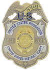 75th U. S. Probation Badge — Museum of U.S. Probation and Pretrial Services