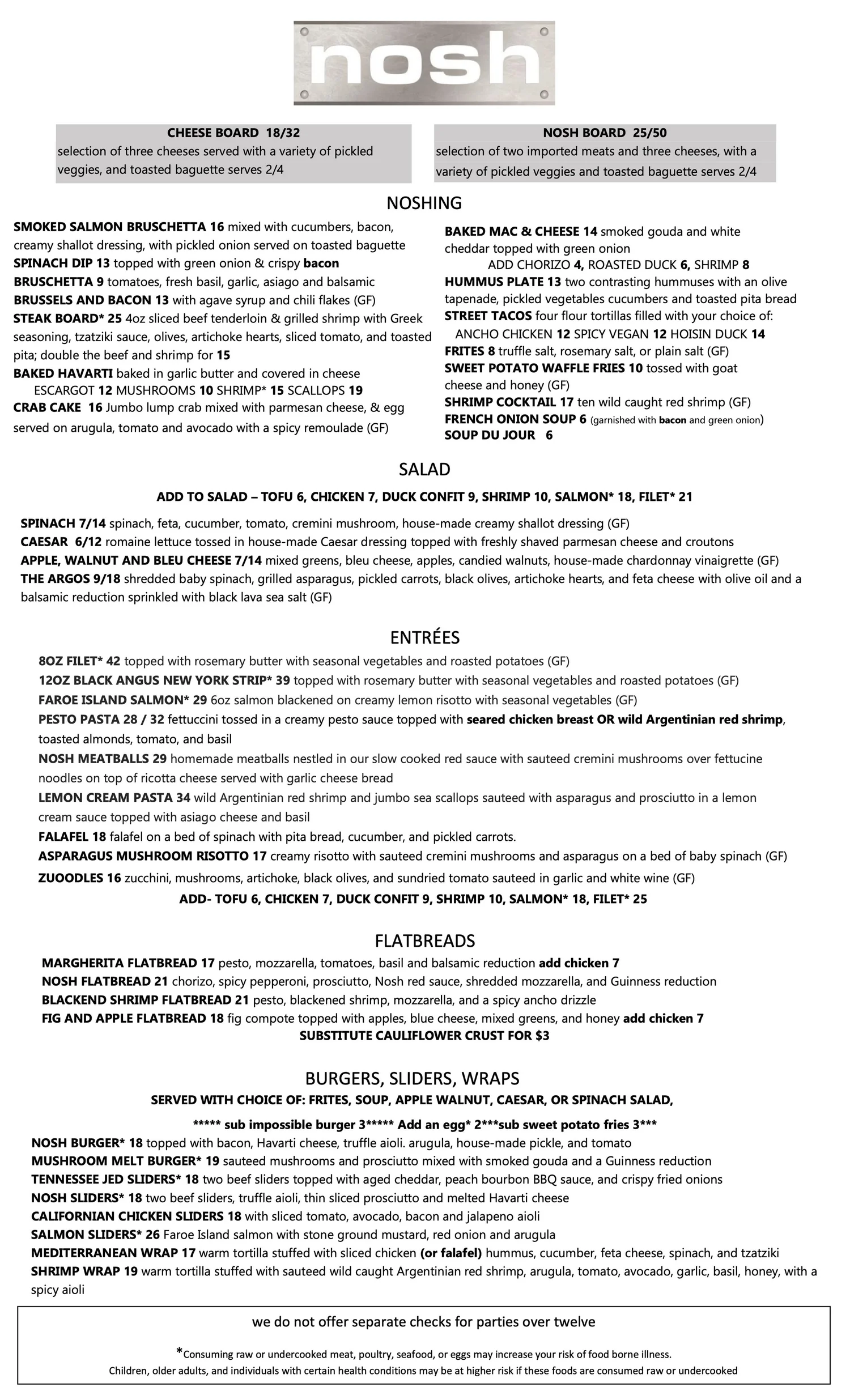 Nosh Restaurant and Wine Lounge - Best Tapas in Omaha, NE - Mack Attack ...