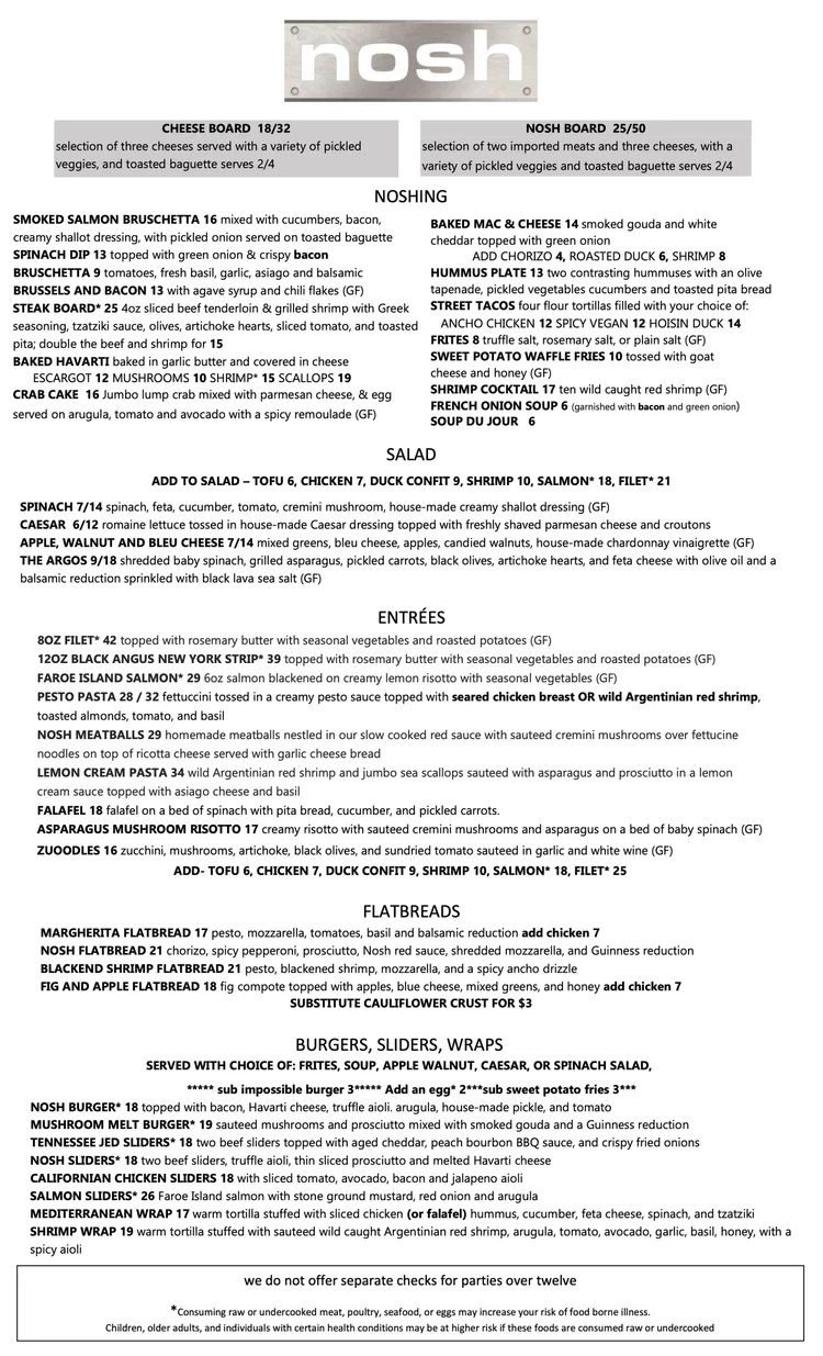 Nosh Restaurant and Wine Lounge - Best Tapas in Omaha, NE - Mack Attack ...