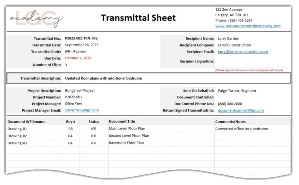What are Document Transmittals? (Transmittal Sheets 101!) | Syntari