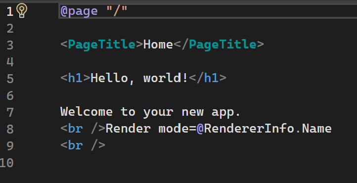 Local Render Modes — Basic Blazor