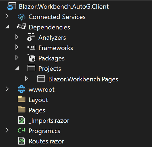Razor Class Library — Basic Blazor