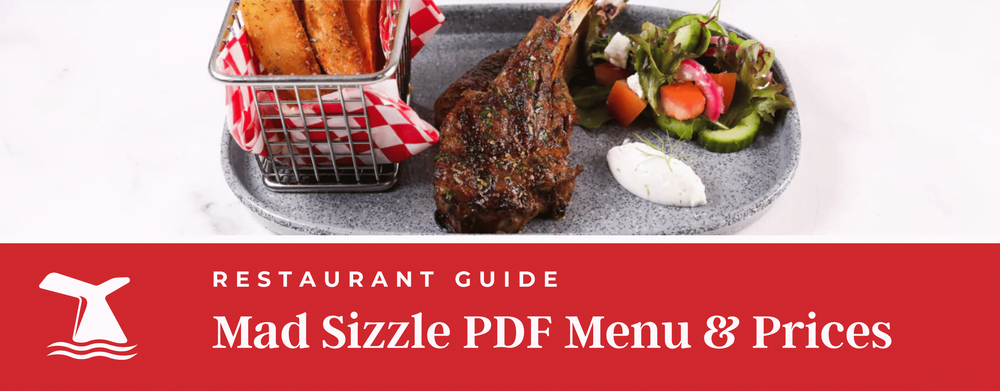 Mad Sizzle PDF Menus, Prices, & Info - Carnival Cruise Line — The ...