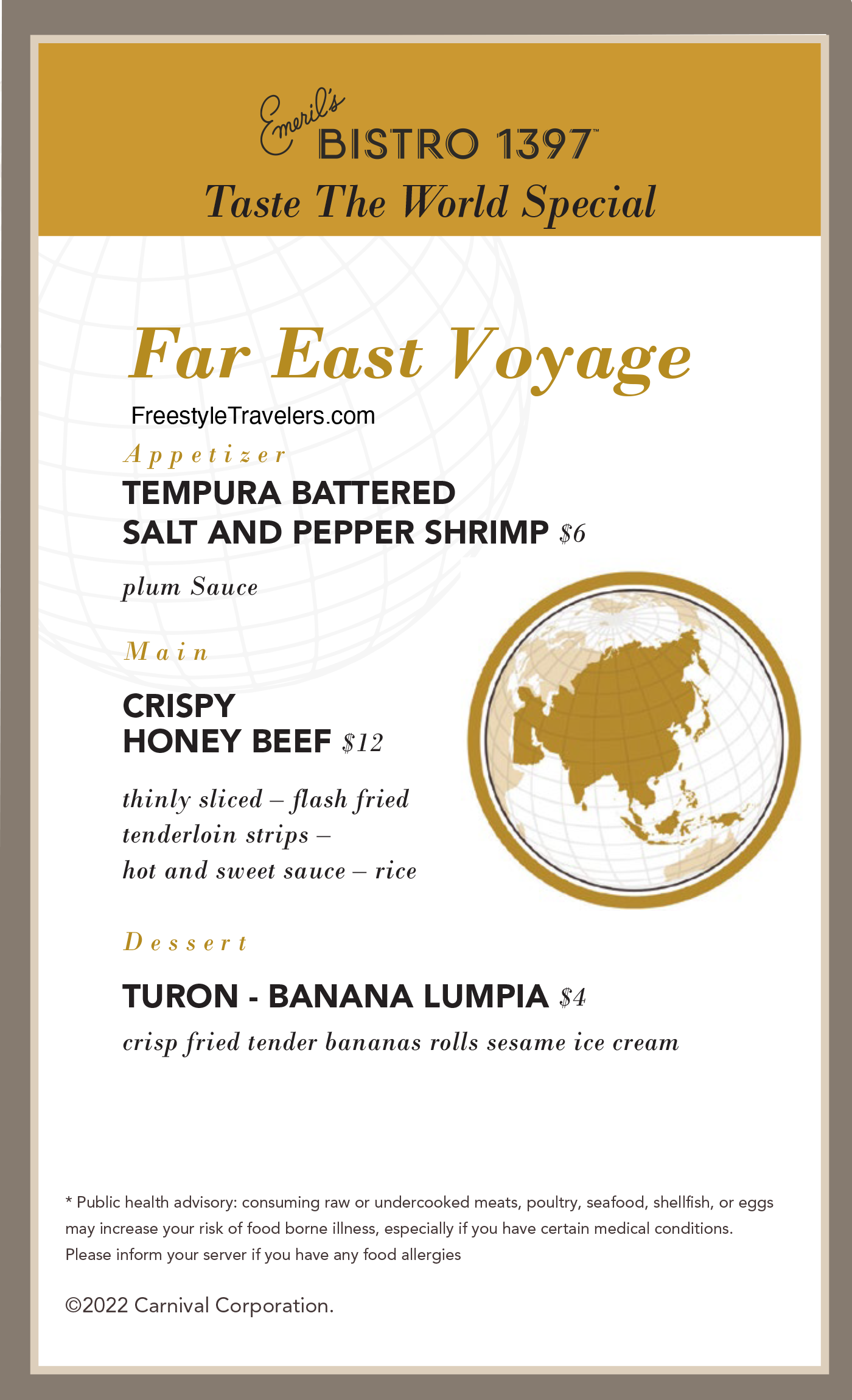 Emeril’s Bistro 1397 PDF Menu, Prices, & Info - Carnival Cruise Line — The Carnival Cruise Blog