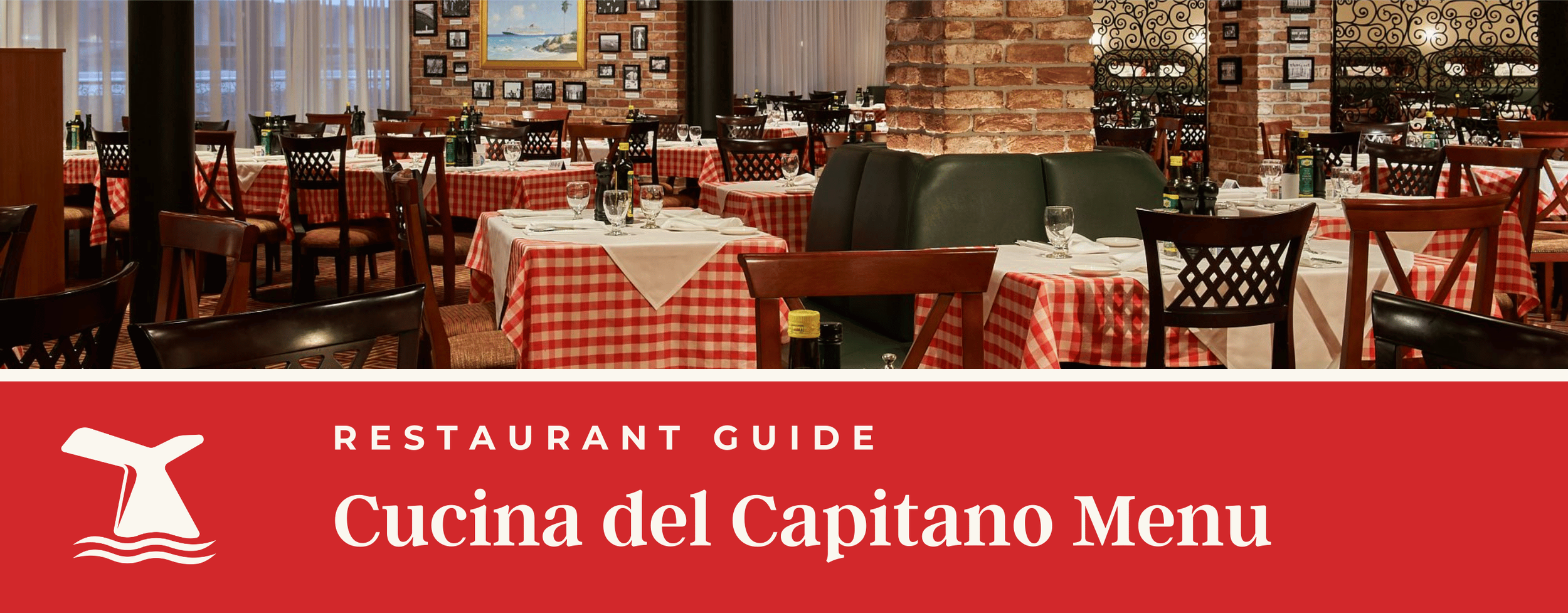 Cucina del Capitano PDF Menu, Prices, & Info - Carnival Cruise Line ...