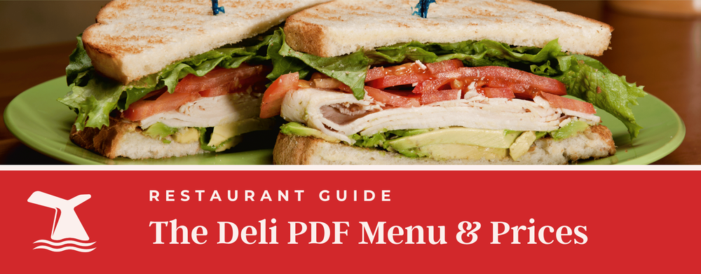 The Deli PDF Menu, Prices, & Info - Carnival Cruise Line — The Carnival ...