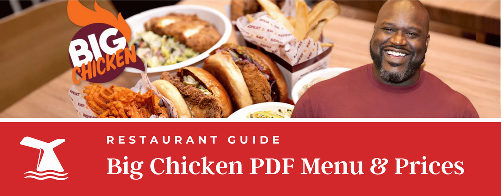 Big Chicken PDF Menu, Prices, & Info - Carnival Cruise Line — The ...