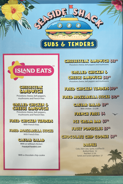 Celebration Key Food & Drink Guide - PDF Menus, Prices, Inclusions ...