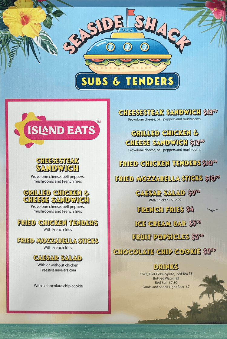 Celebration Key Food & Drink Guide - PDF Menus, Prices, Inclusions ...