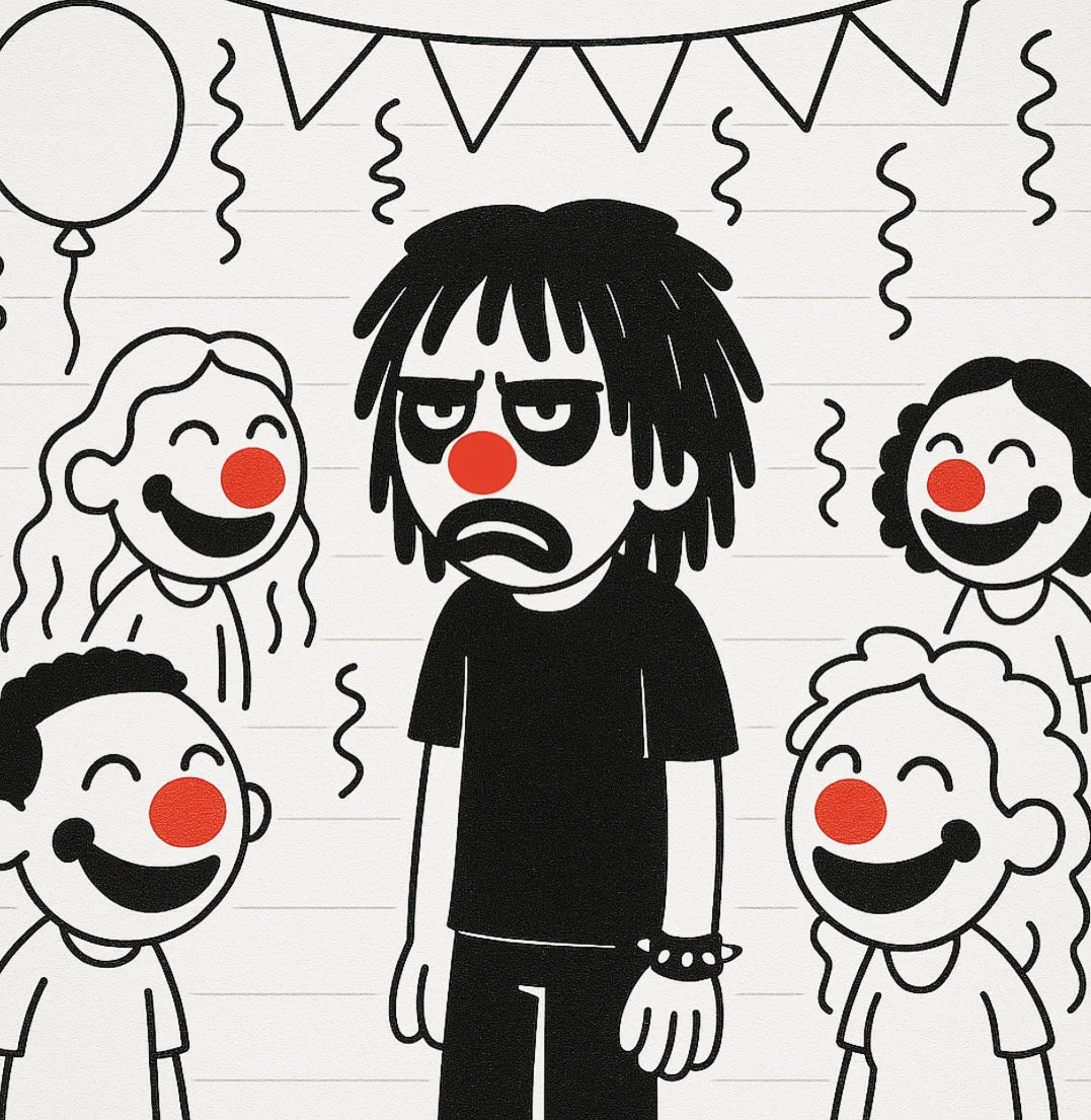 behind clown — aeter