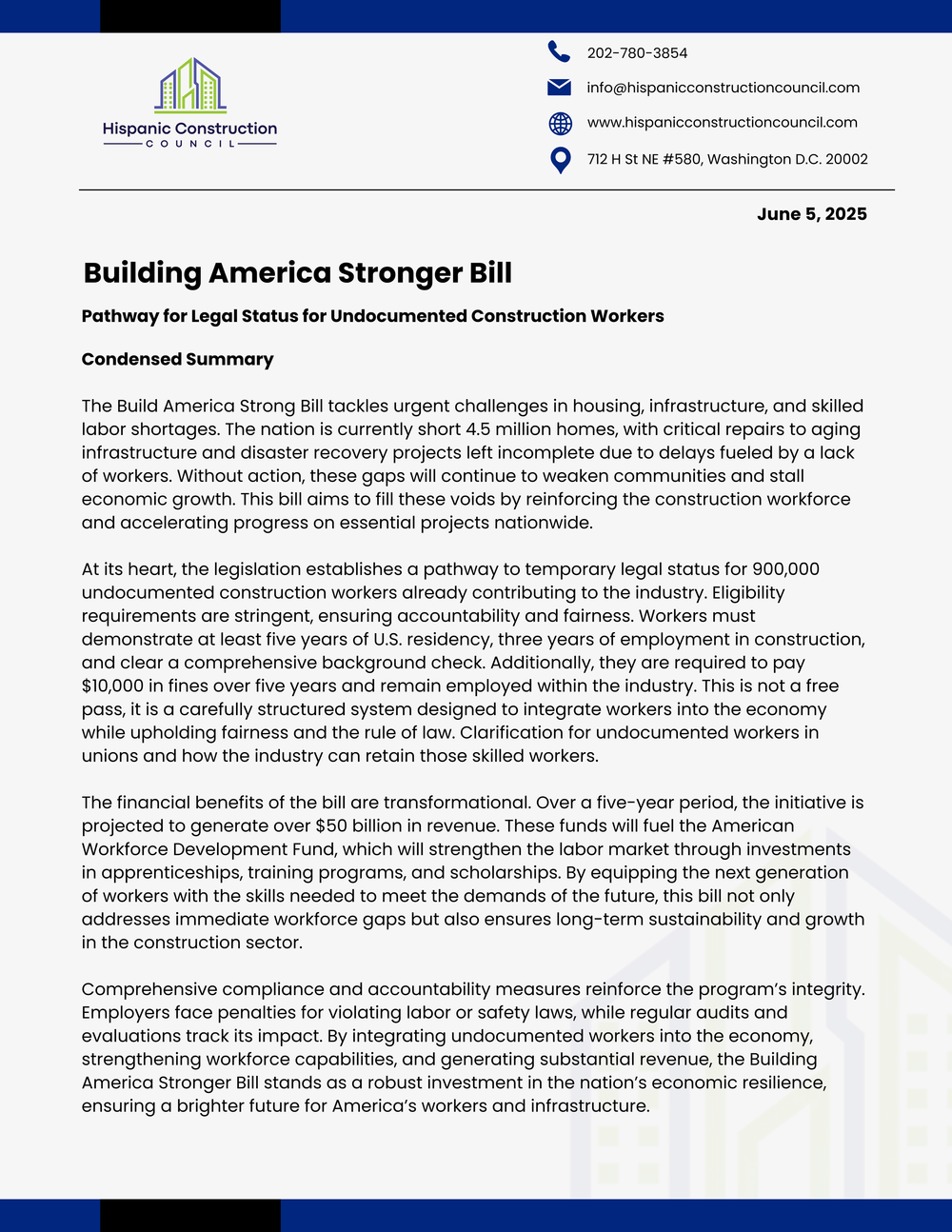 Hispanic construction council