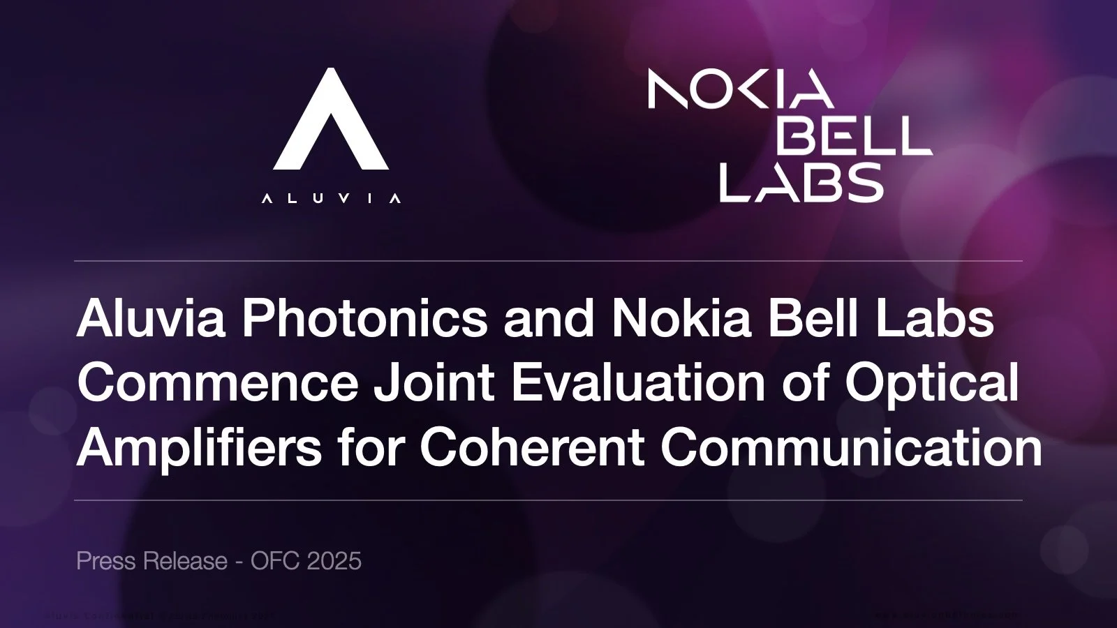 News — Aluvia Photonics