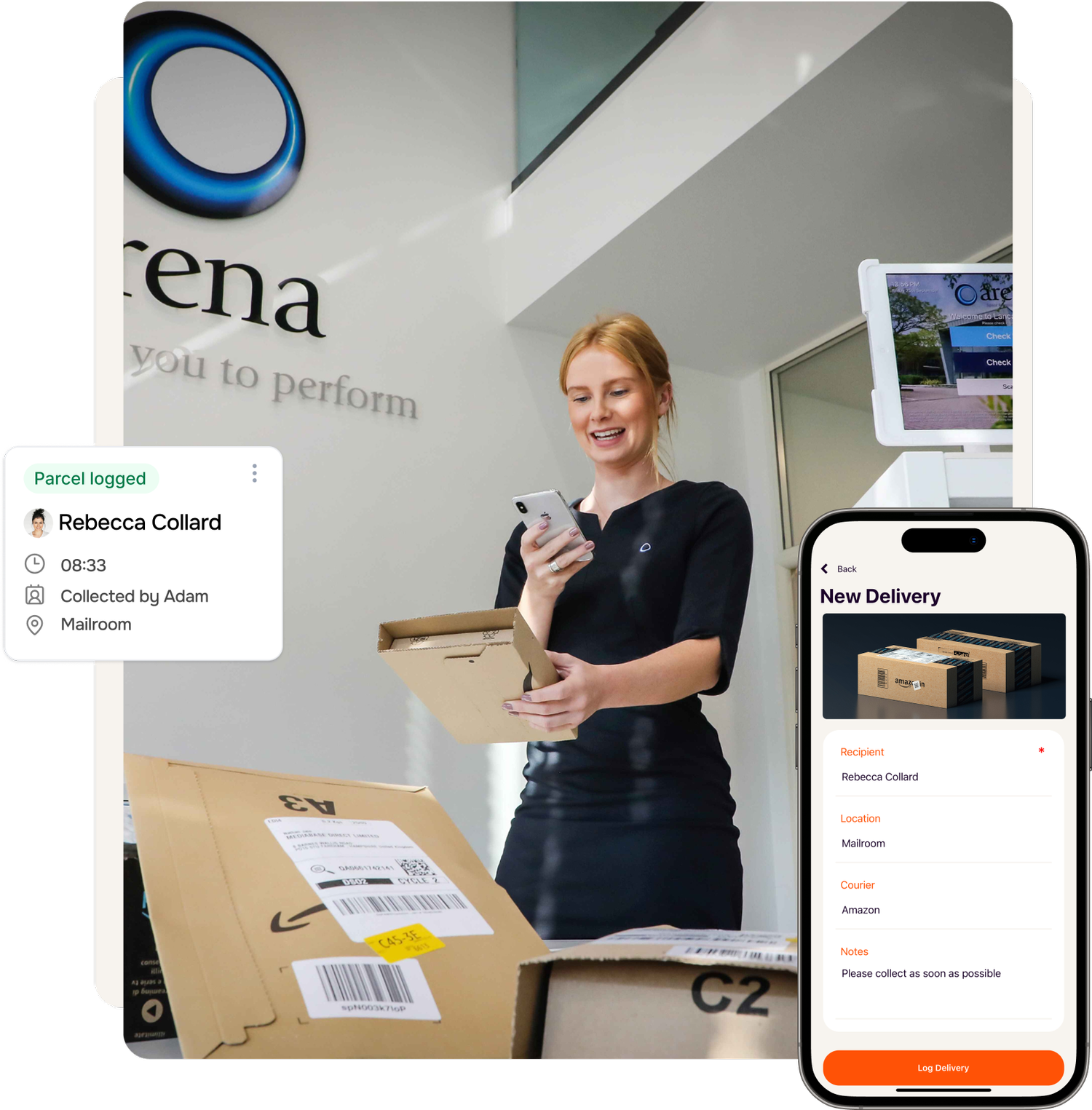 Parcel Management Software for Workplaces | Custr