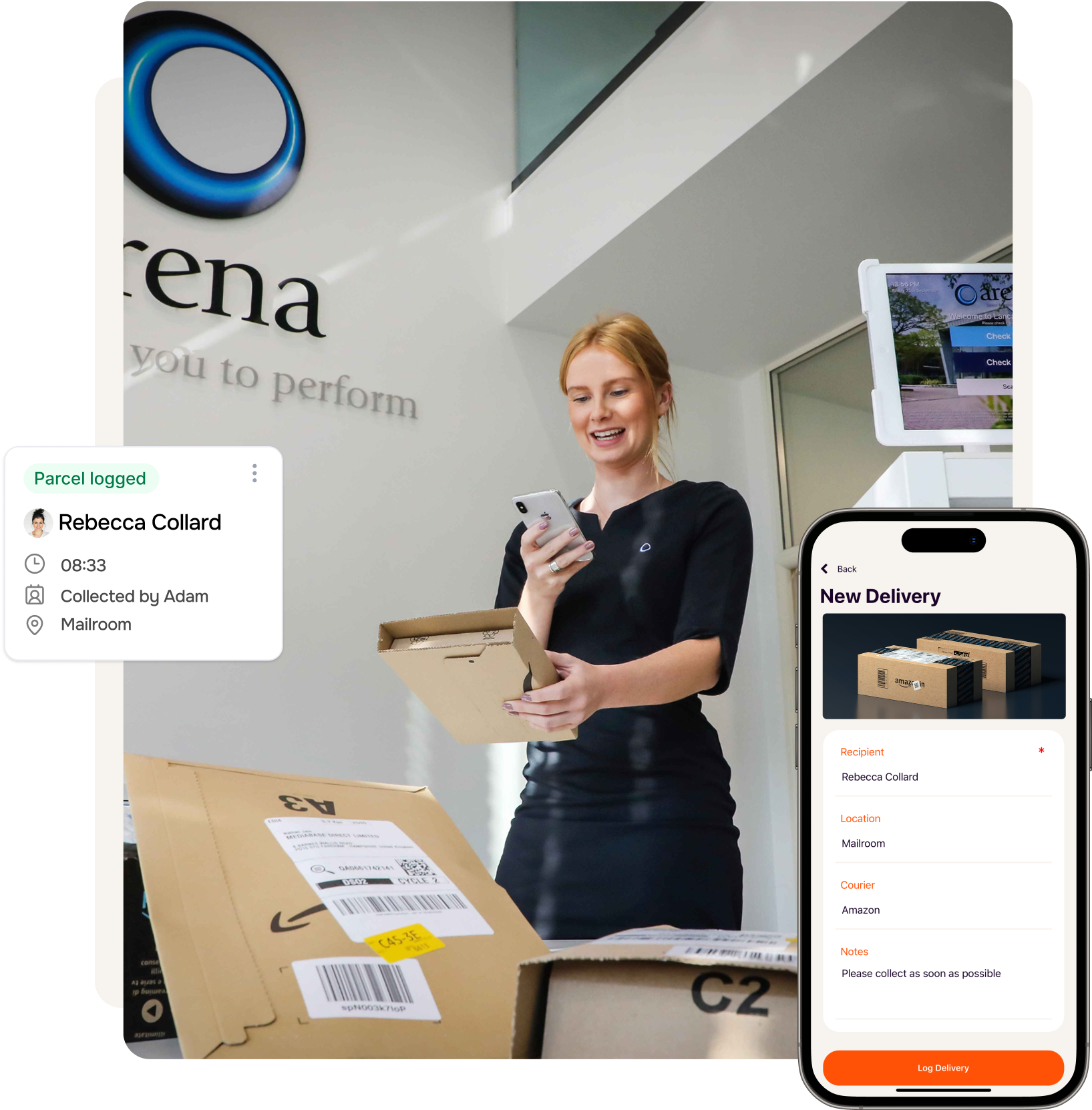 Parcel Management Software for Workplaces | Custr