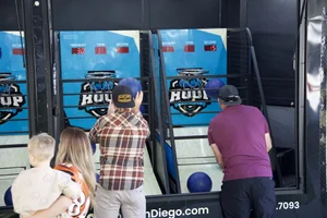 Hoop Boise - The First Mobile Arcade Basketball Trailer for Rent