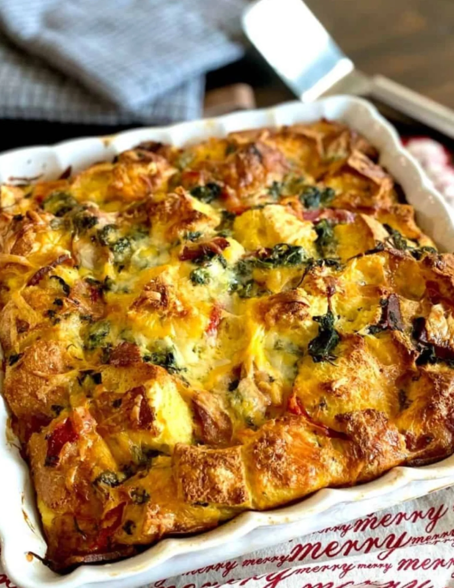 Veggie Breakfast Bake (Strata) — Summerlunch+