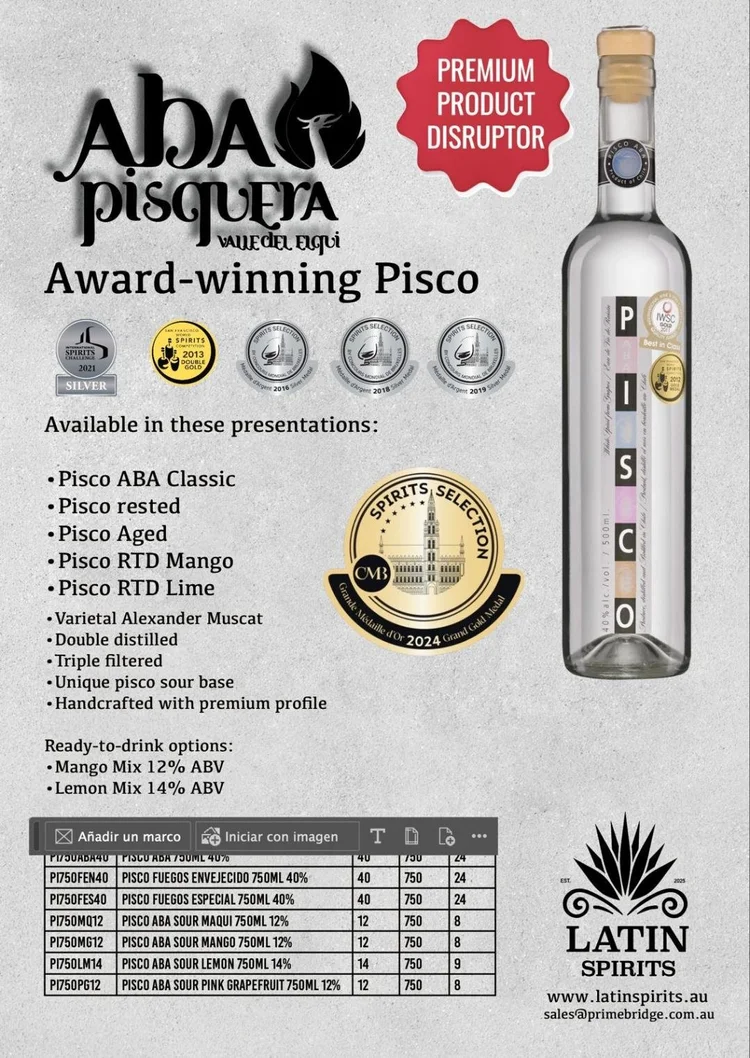 Latin spirits Australia, infused tequila Australia, pisco importer Melbourne, premium Latin ...