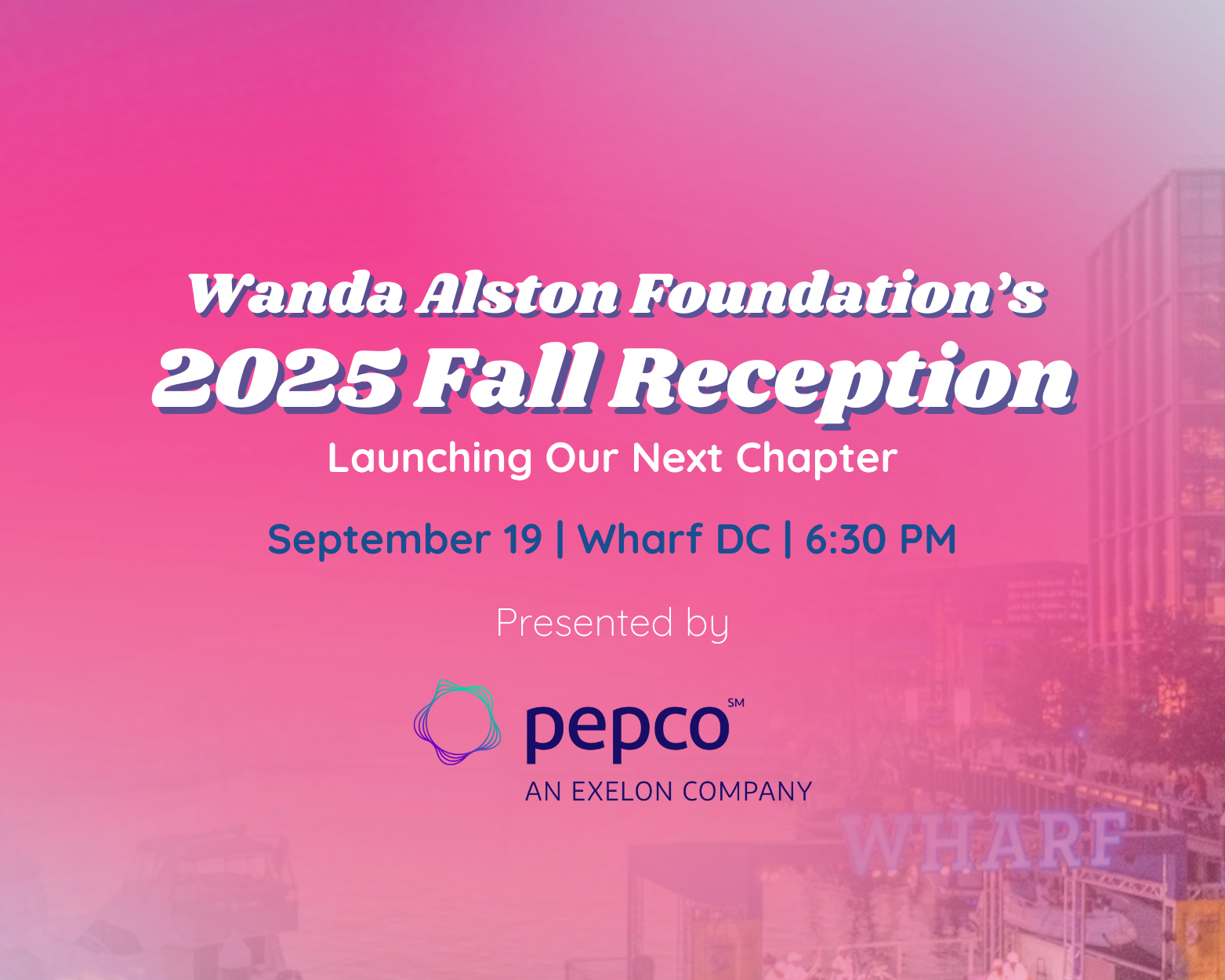 Wanda Alston Foundation — Fall Reception