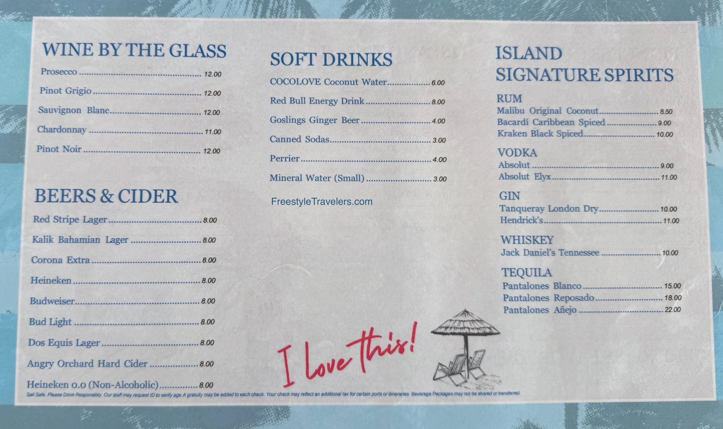 Complete Guide to Princess Cays - Map, Food Menus, Inclusions & More ...
