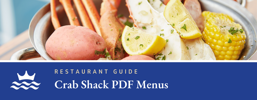 Crab Shack Restaurant Guide & PDF Menus — Princess Cruises Blog