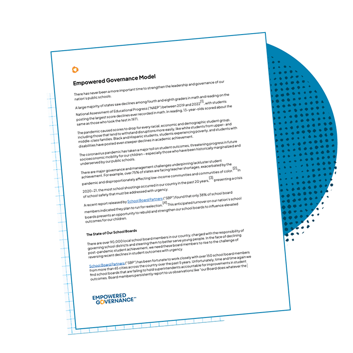School Board Partners | Governance Structures Model Policies