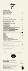 Menu — Alegria