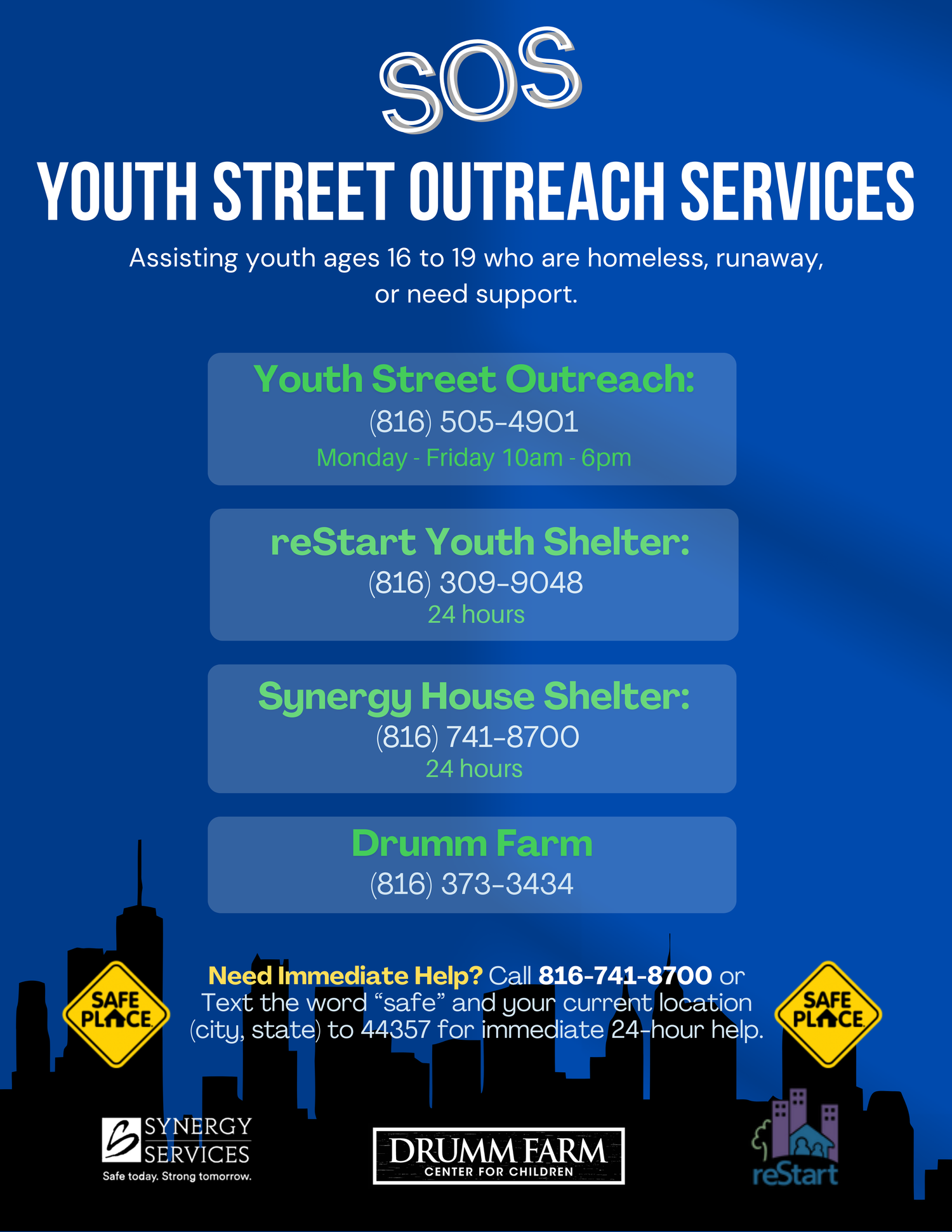 Street Outreach — Drumm Farm Center for Children