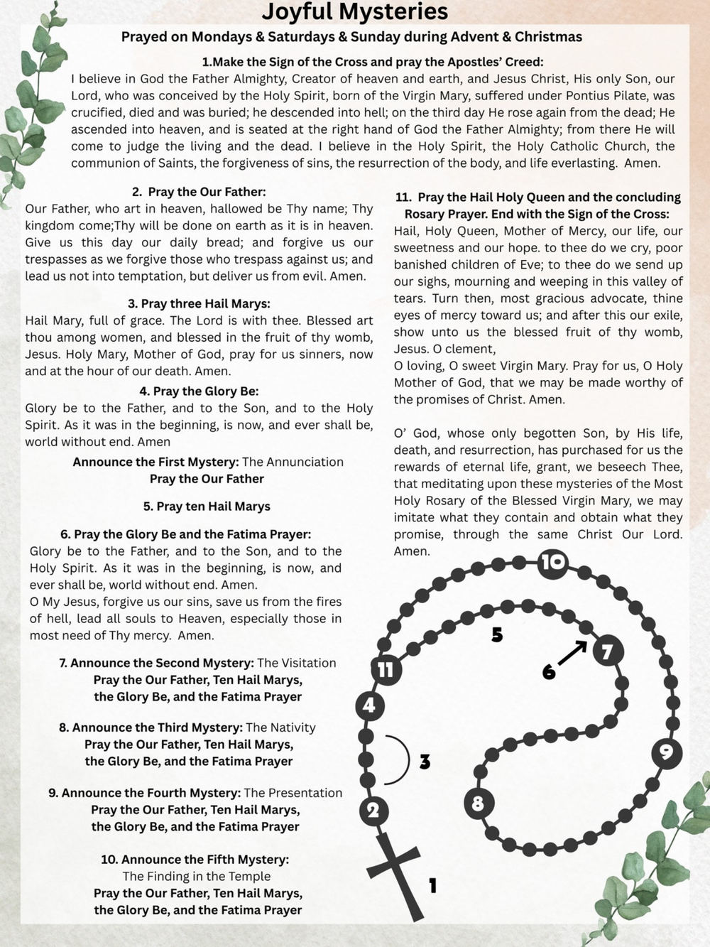 Rosary Guide — Discover The Saints
