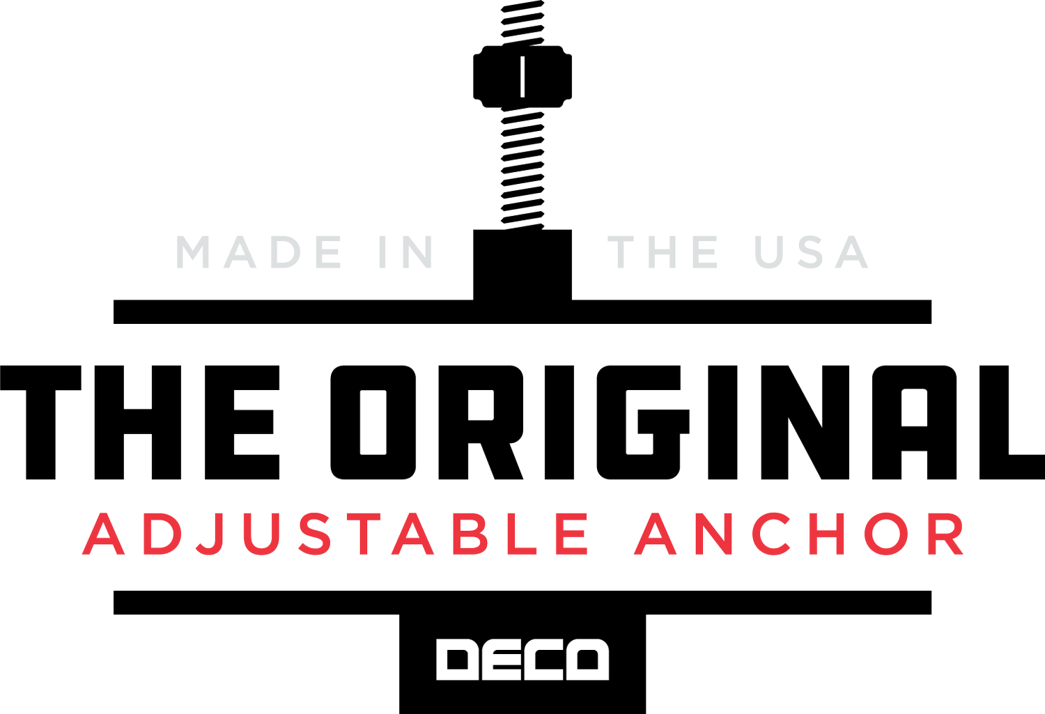 Heavy Duty Adjustable Anchors — Deco Manufacturing