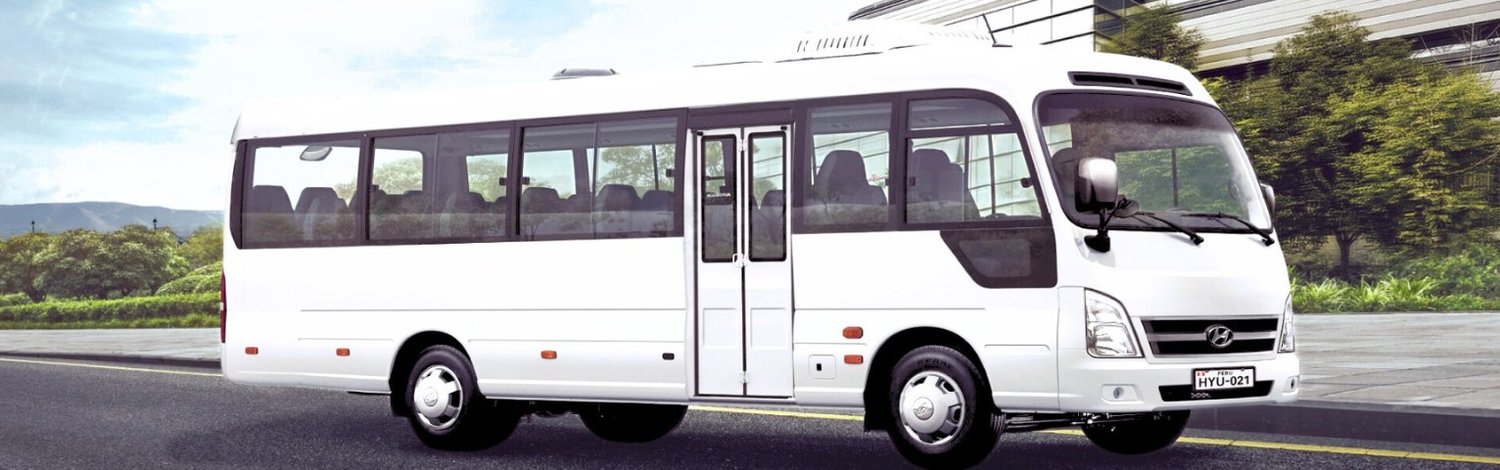 Hyundai County Bus | Minibús 27+1 o 31+1 | Motor 3.9L 148 caballos de ...