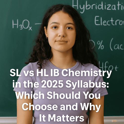 SL vs HL IB Chemistry (2025 Syllabus) | Which Level Should You Choose ...
