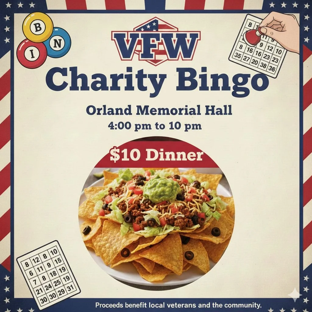 VFW Charity Bingo — Orland Area Chamber of Commerce