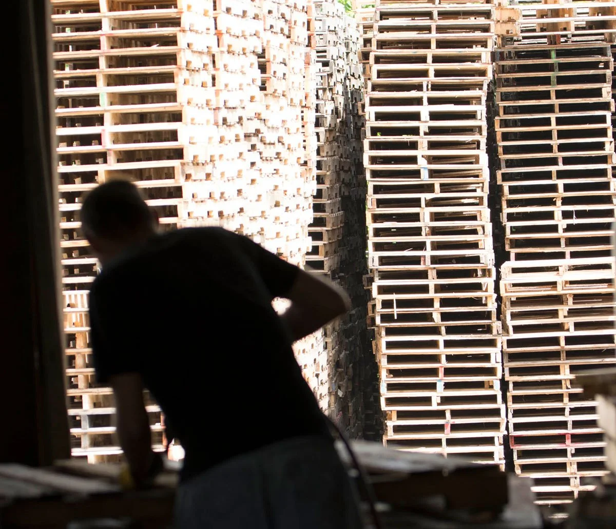 Recycled Pallets Through Drop Trailer Service | Shade Lumber Company ...