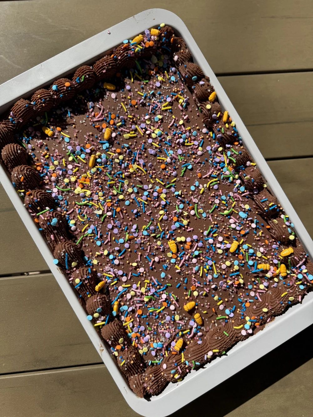 Chocolate Slab Cake — Elliot's Table