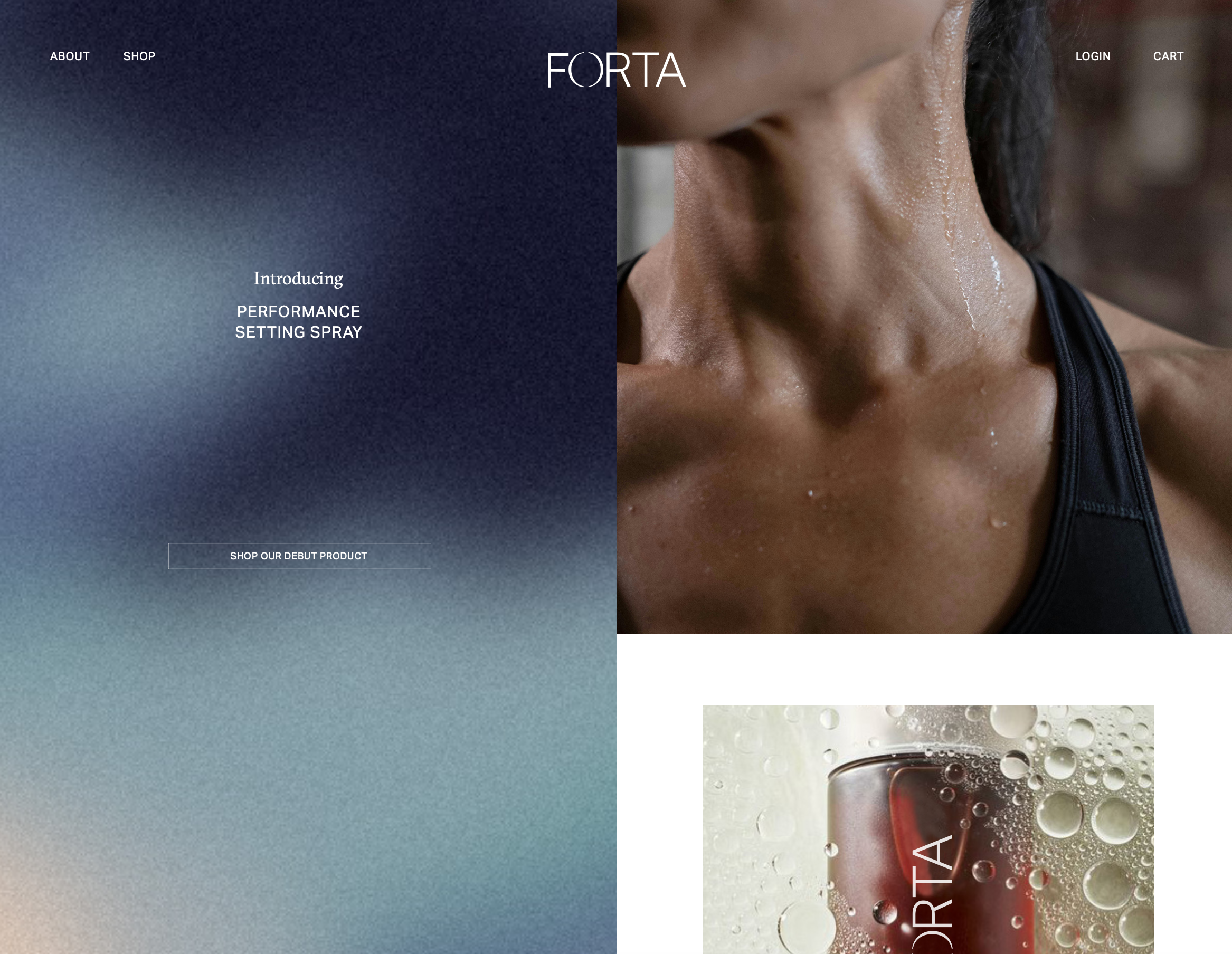 Forta Beauty | Stay Fresh, Keep Moving — Shop Now — White and Salt