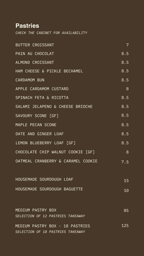Menu | Explore Delicious Baked Goods — Crumb Bakehouse