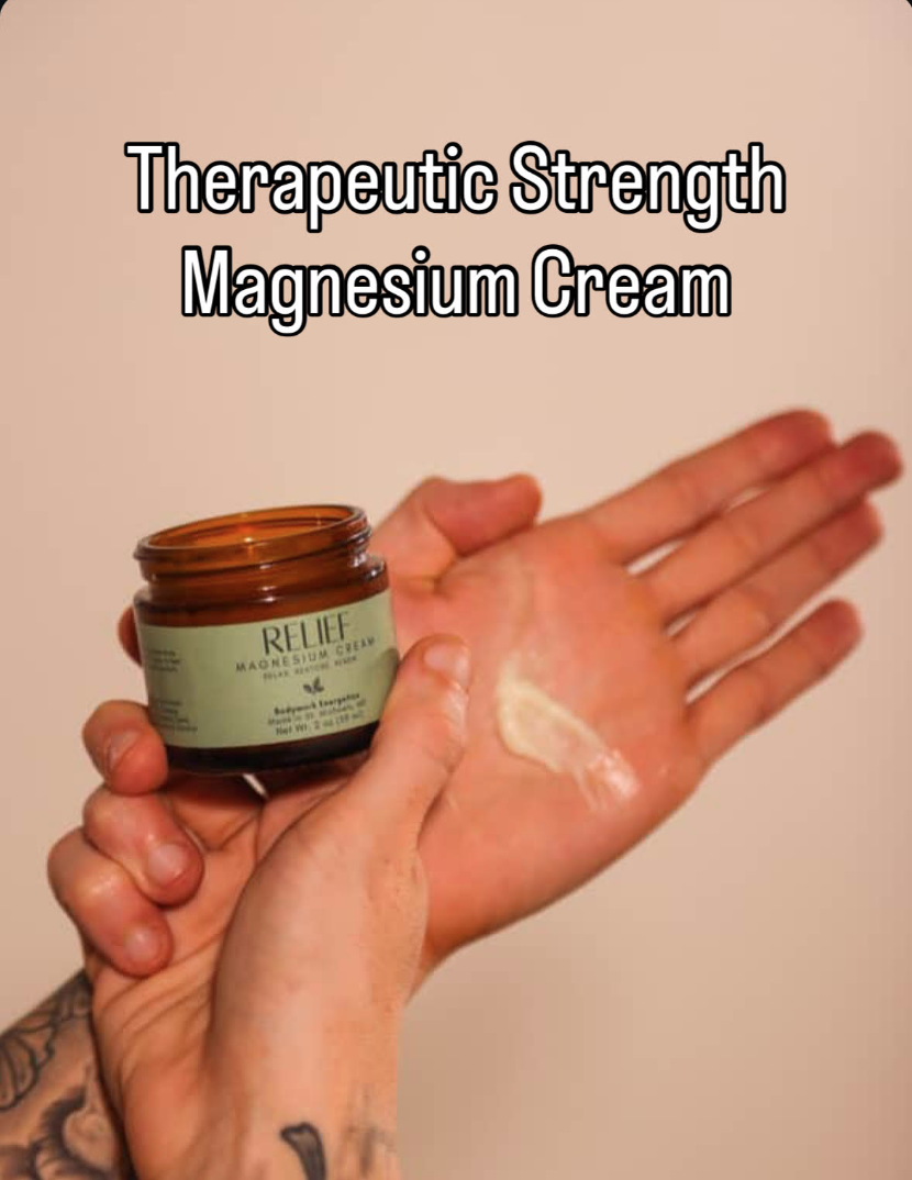 Therapeutic strength magnesium cream for muscle relief and relaxation ...