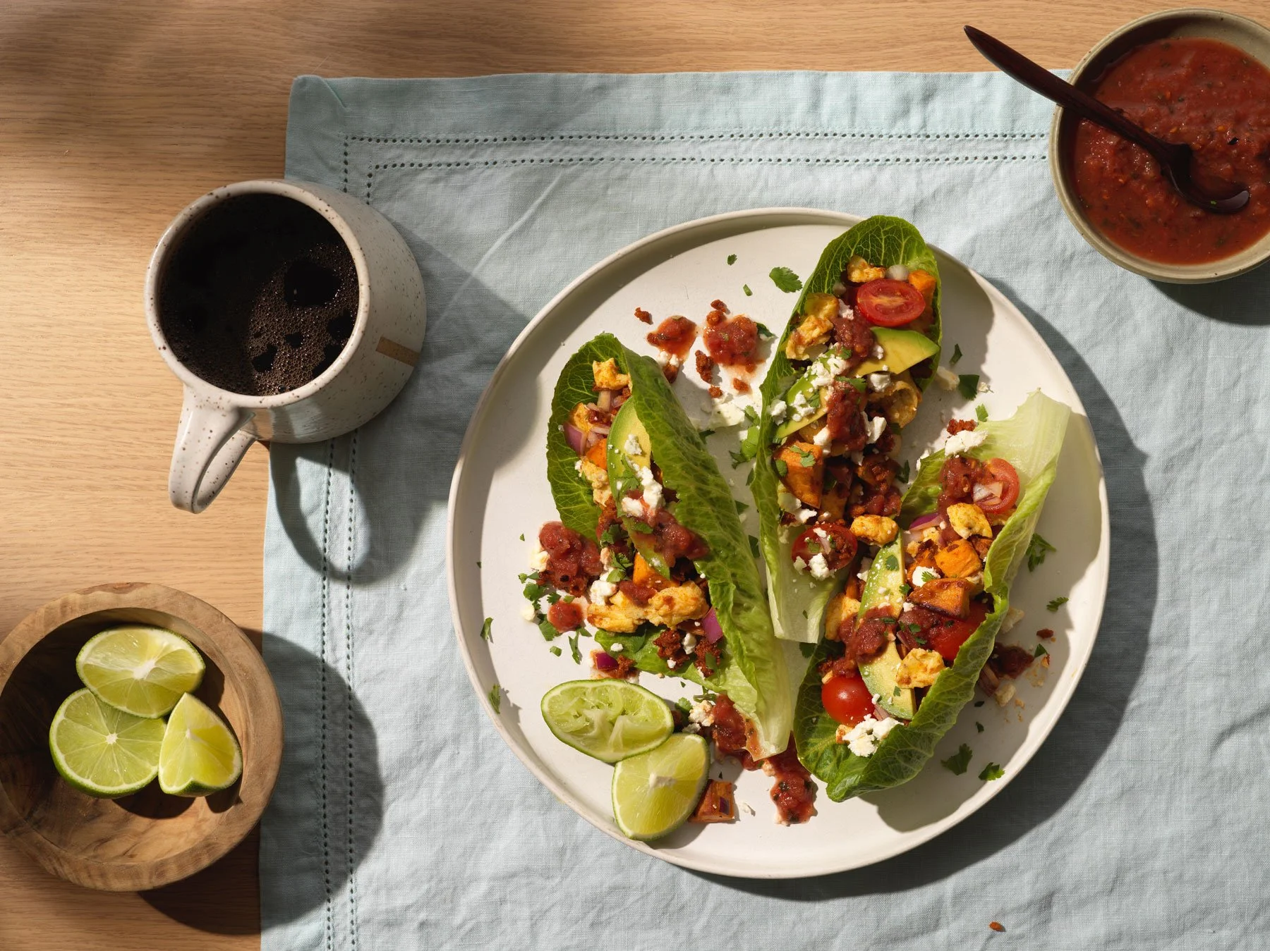Loaded Breakfast Lettuce Wraps — Church Brothers Farms