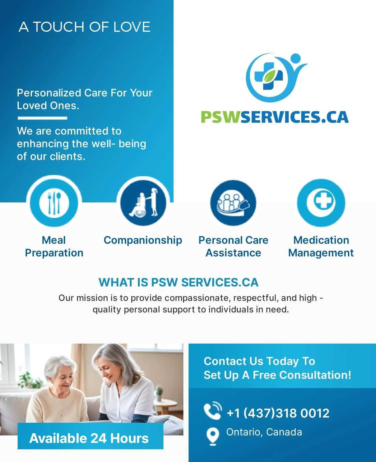 PSW Services.Ca | Explore Quality Home Care Now